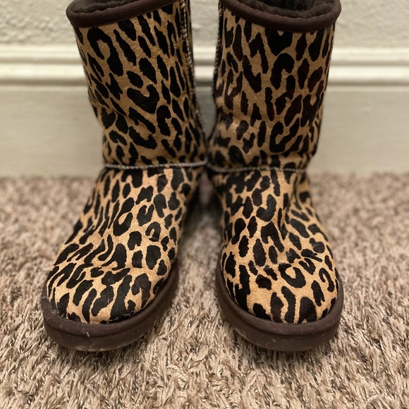 UGG | Shoes | Animal Print Short Ugg Boots | Poshmark
